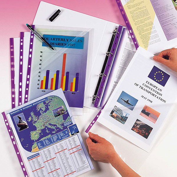 Premium Punched Pockets A4 | MPS School Paper & Supplies