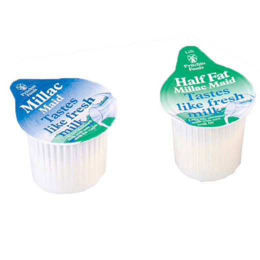 Millac Maid Half Fat Milk Pots - MPS
